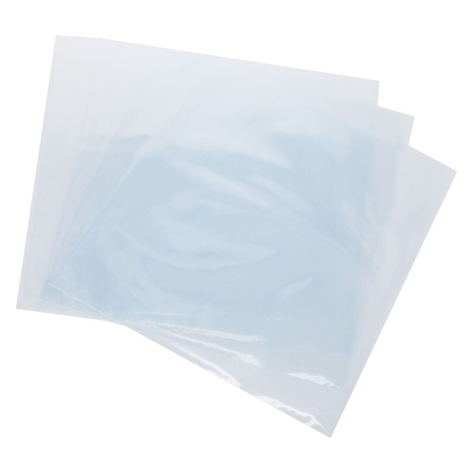100 Clear Plastic LP Outer Sleeves 2 Mil. HIGH QUALITY Vinyl Record ...