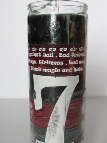Veladora 7 Veces Reversible Roja y Negra / 7 Spell Reversible Candle ...