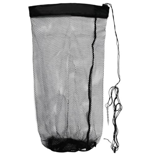 Mesh Bags Fishing Net Bag with Ground Nail Lightweight Fish Catching ...