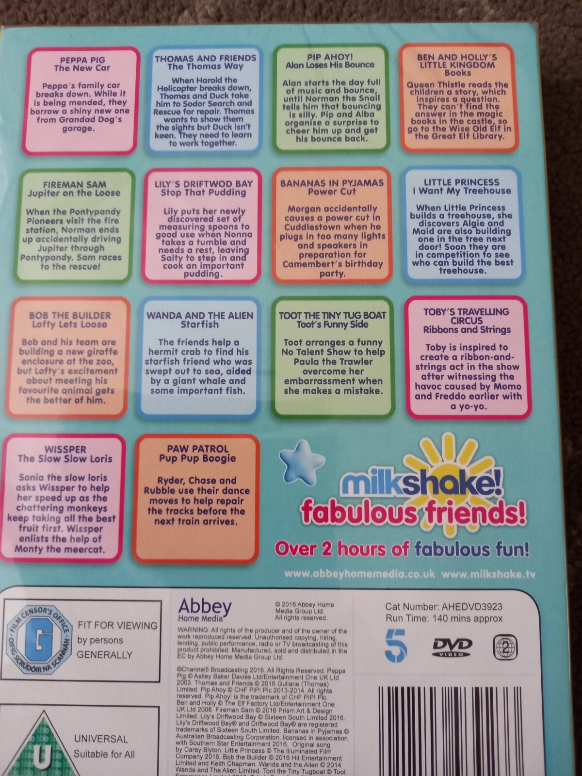 MILKSHAKE FABULOUS FRIENDS DVD SEALED OVER 2 HOURS KIDS | eBay UK