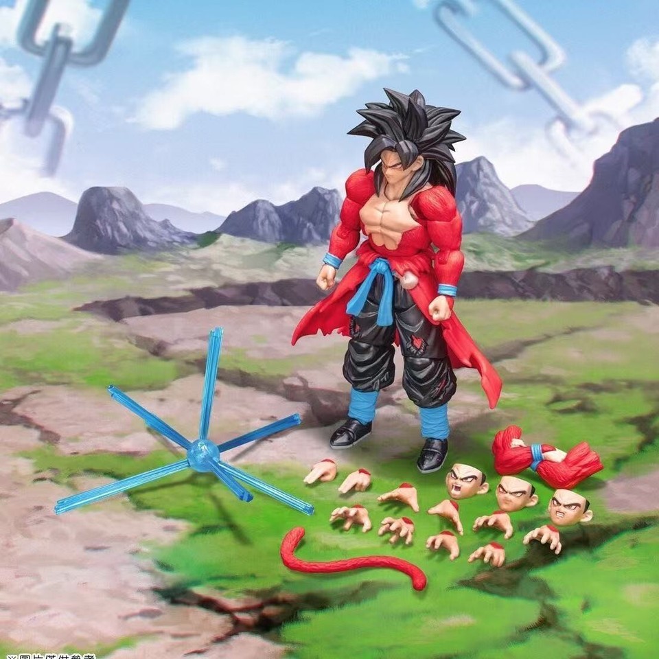 Untamed Power Son Goku SSJ4 Time Ranger Demoniacal Fit 6" Figure ...