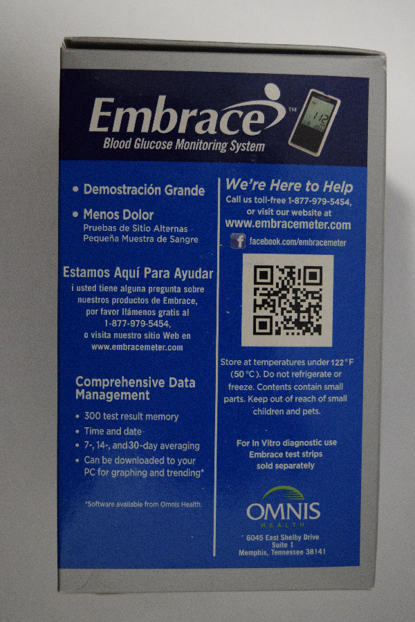 Embrace Blood Glucose Monitor System Talking Meter Brand New! | eBay