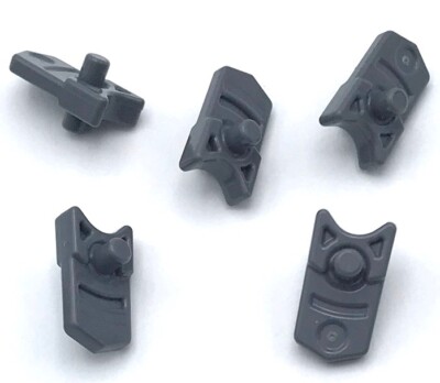 Lego 5 New Dark Bluish Gray Projectile Launcher Trigger for Gun Mini ...