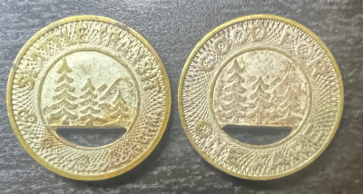 (2) Vintage Seattle Washington Transit Tokens | eBay
