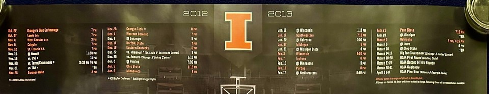 2012-2013 University of Illinois Basketball Schedule / Fighting Illini ...