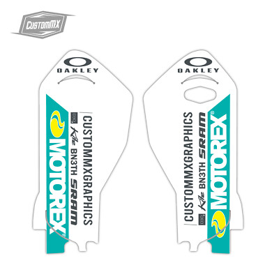 Lower Fork Guard Stickers:- To Fit KTM SX SXF XC XCF 15-22 EXC EXC-F 16 ...