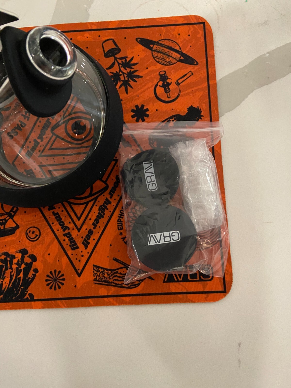 GRAV Deco Beaker Bong Silicone Glass Water Pipe (ALL COLORS) *SHIPS ...