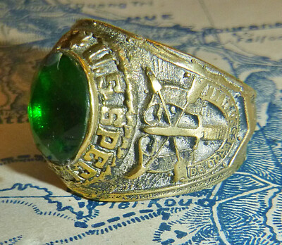 MACV-SOG - USSF - Mens Ring - SIZE 9.5 - Large - Green Stone - Vietnam ...