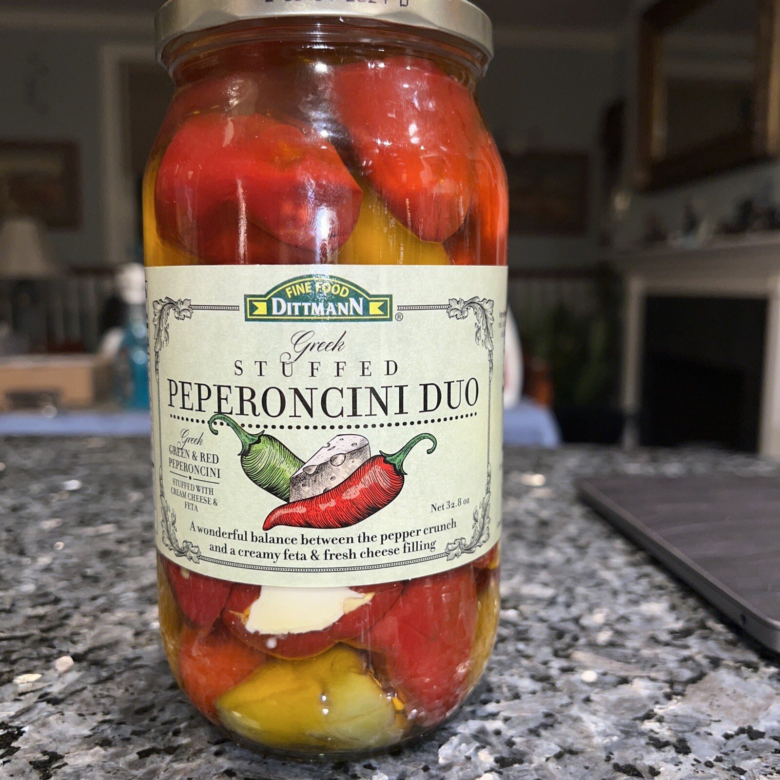 DITTMANN Greek Stuffed Peperoncini Duo - Greek Green and Red ...