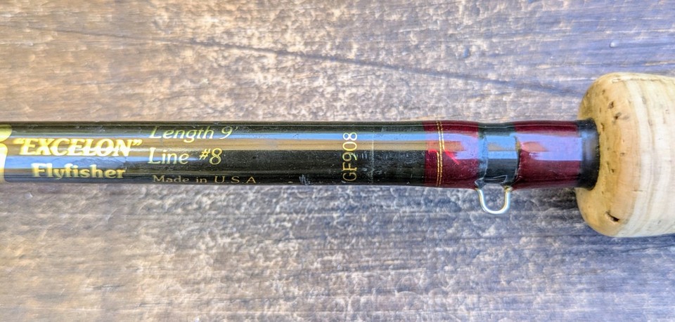 Vintage Loomis Composites (Pre GLoomis) Excelon Fly Rod GF908, 9FT 8WT ...
