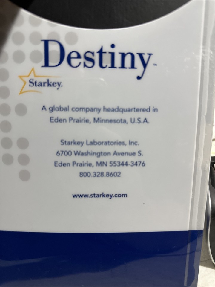 Starkey Destiny 1600 Mini BTE Hearing Devices With Box And Manual ...