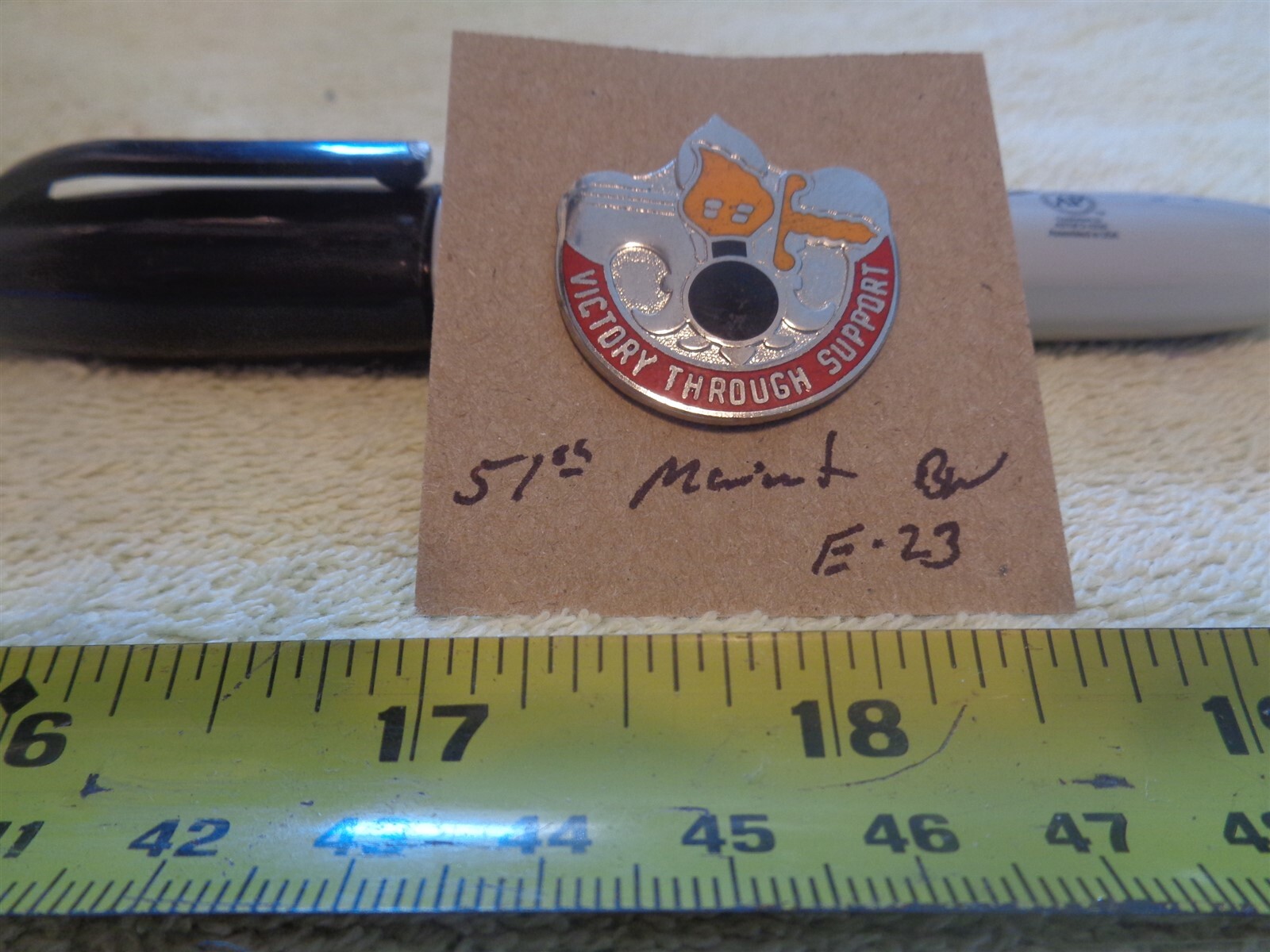 51st Maintenance Battalion E-23 Unit Crest, DI, DUI (DRAW#H4) | eBay