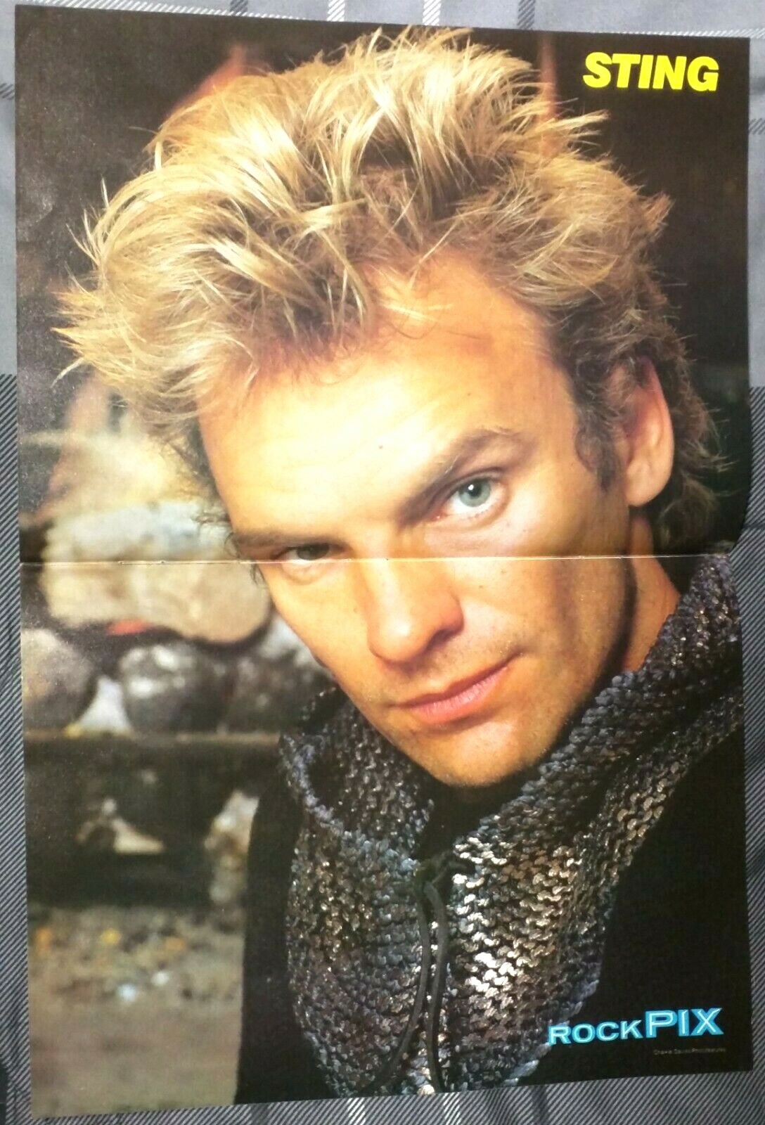 STING / THE POLICE / 1984 DUNE MAGAZINE CENTERFOLD PINUP POSTER + FREE ...