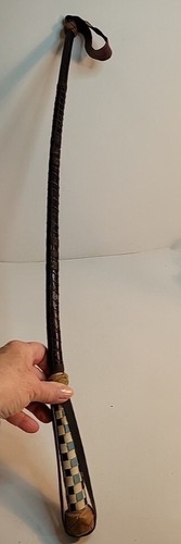 Equestrian Leather Wrapped Horse Riding Crop Whip | eBay