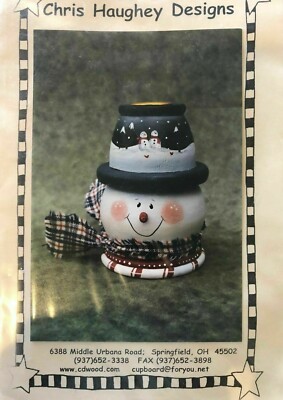 Tole Pattern Packet: Walter Wonderland Snowman Candlestick by Chris ...