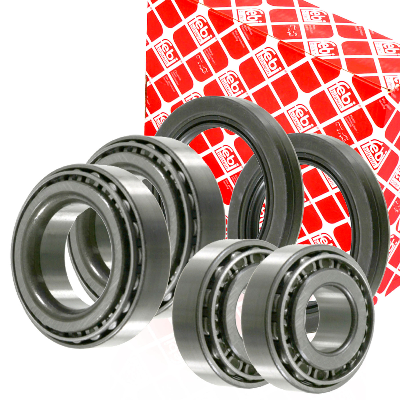 2x FEBI BILSTEIN Radlager Vorne für MERCEDES C T CLC CLK E SLK OE ...