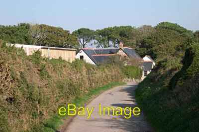 Photo 6x4 Farmhouse and Lane at Carnkief c2005 | eBay UK