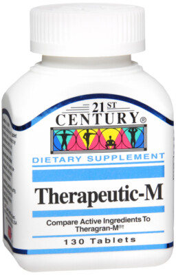 THERAPEUTIC M TAB 130CT 21ST CENTURY 740985223680| eBay