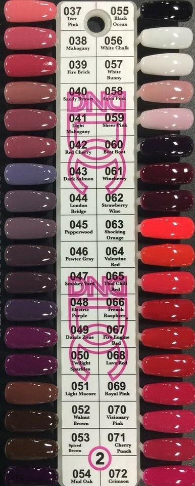 DND DC Soak Off 100% Gel Polish full size LED/UV 216 COLORS! -YOUR ...