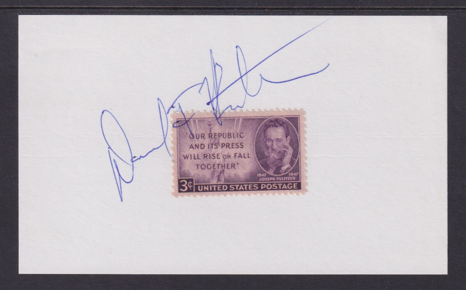 David Barstow (1963- ), Pulitzer Prize Investigating Reporting, stamp ...