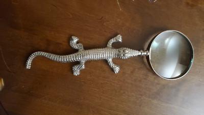 Magnifying glass with Alligator / Crocodile Handle | eBay