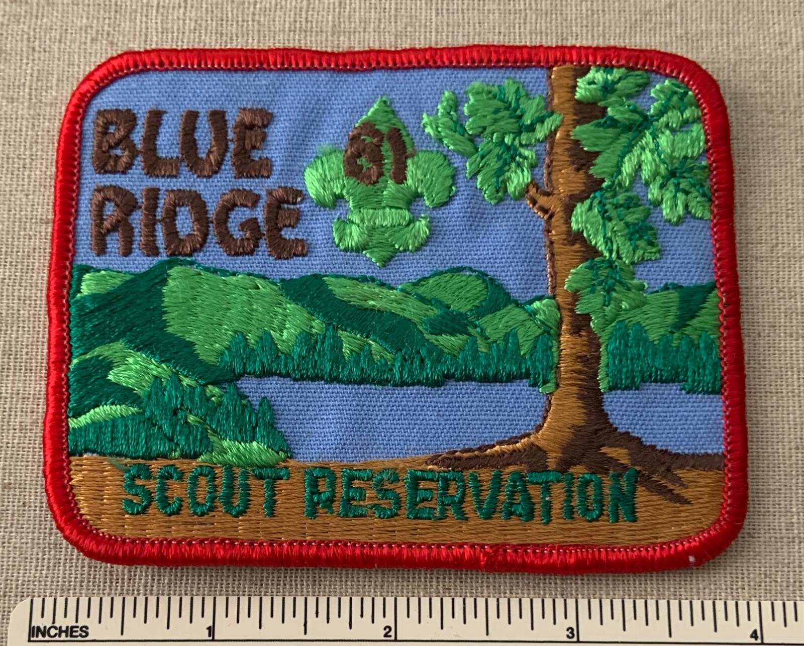 Vintage 1981 BLUE RUDGE RESERVATION Boy Scout Camp PATCH BSA Uniform ...