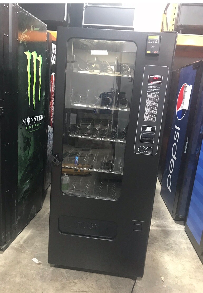 Used USI 3055 SNACK Vending MACHINE + Card Reader - Free Shipping | eBay