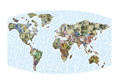 A3 poster - World Currency Map | eBay