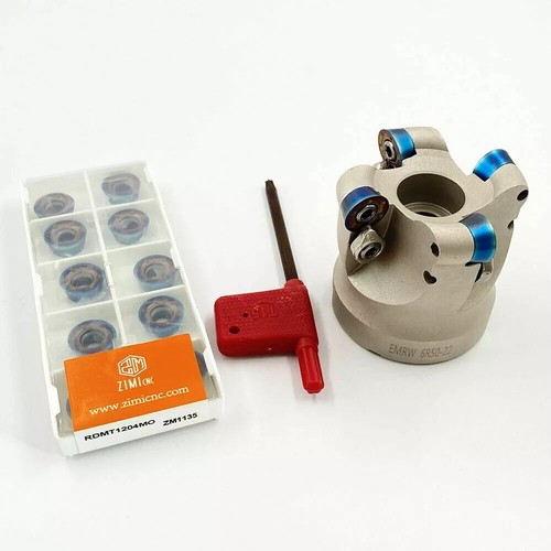 Rough Turning Face Mill Cutter Holder EMRW 6R 50-22-4T+RDMW1204 Nano ...
