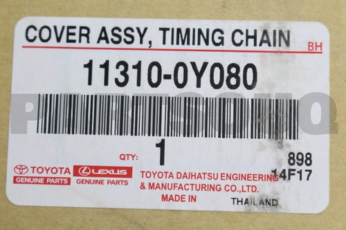 113100Y080 Genuine Toyota COVER ASSY TIMING C 11310-0Y080 | eBay