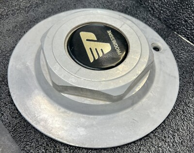 Progressive Polished aluminum Wheel Center Cap (1) Cap | eBay