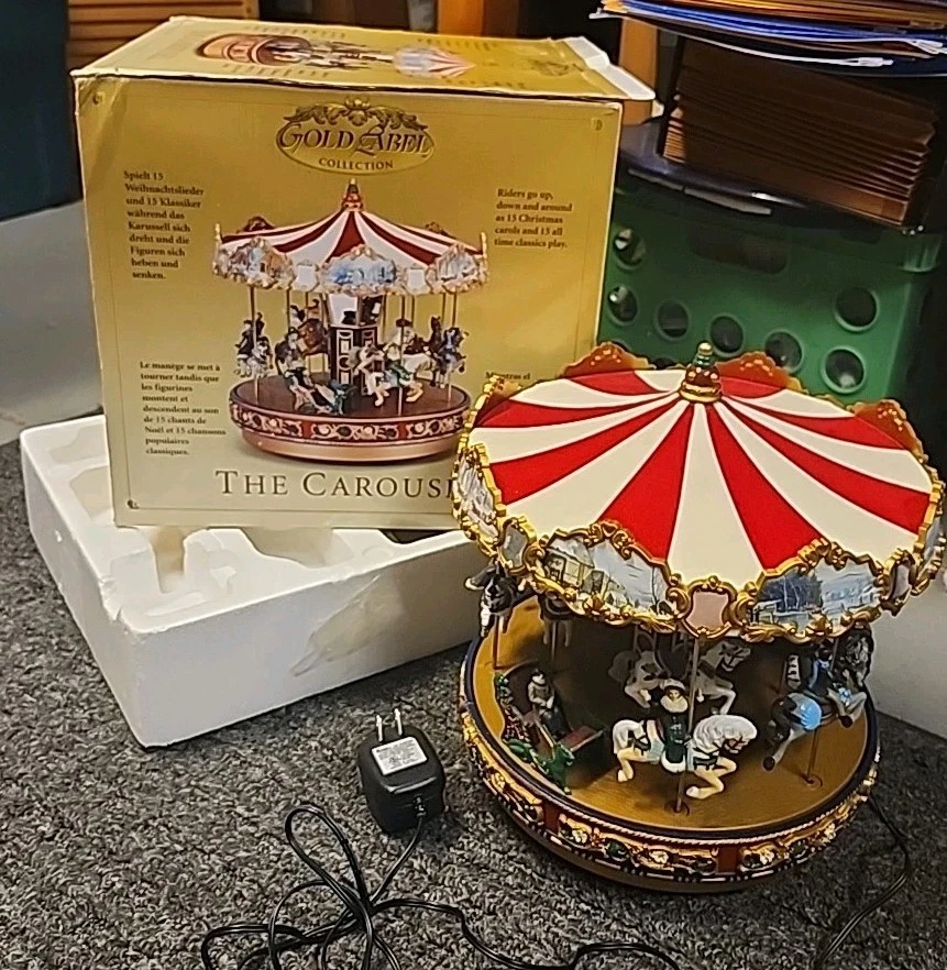 Mr Christmas The Carousel Gold label Collection | eBay