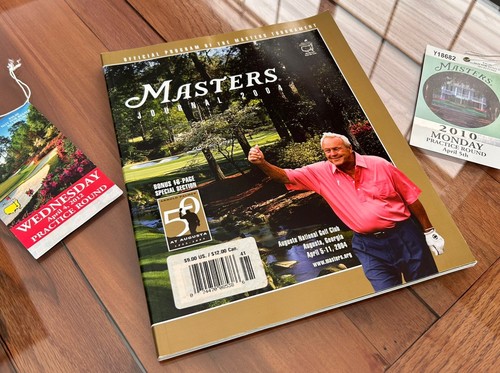 Masters Journal 2004 Tournament Official Program 2010 &2012 Practice ...