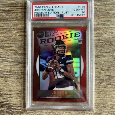 2020 Panini Legacy Premium Edition Ruby Jordan Love /50 RC Packers PSA ...