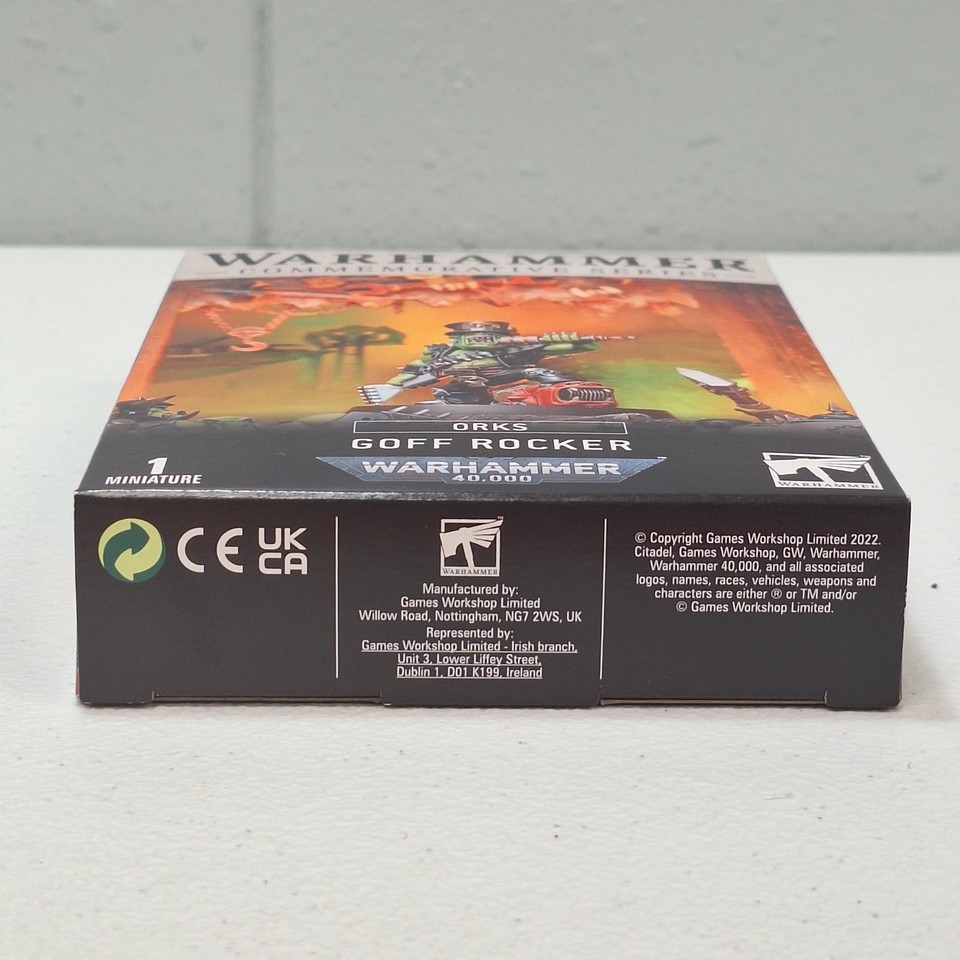 Warhammer 40k COMMEMORATIVE SERIES ORK GEOFF ROCKER (OOP) New In Box ...