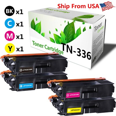 4PK TN-336 TN336 Toner Cartridge for MFC-L8600CDW MFC-8650CDW | eBay