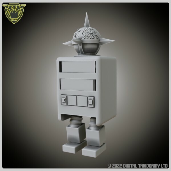 DR Who - Quarks - The Dominators - 28mm + display scale model sci-fi ...