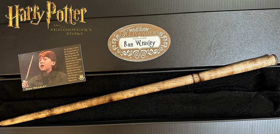 Ron Weasleys First Wand Ronald Weasley's Second Wand | Harry Potter