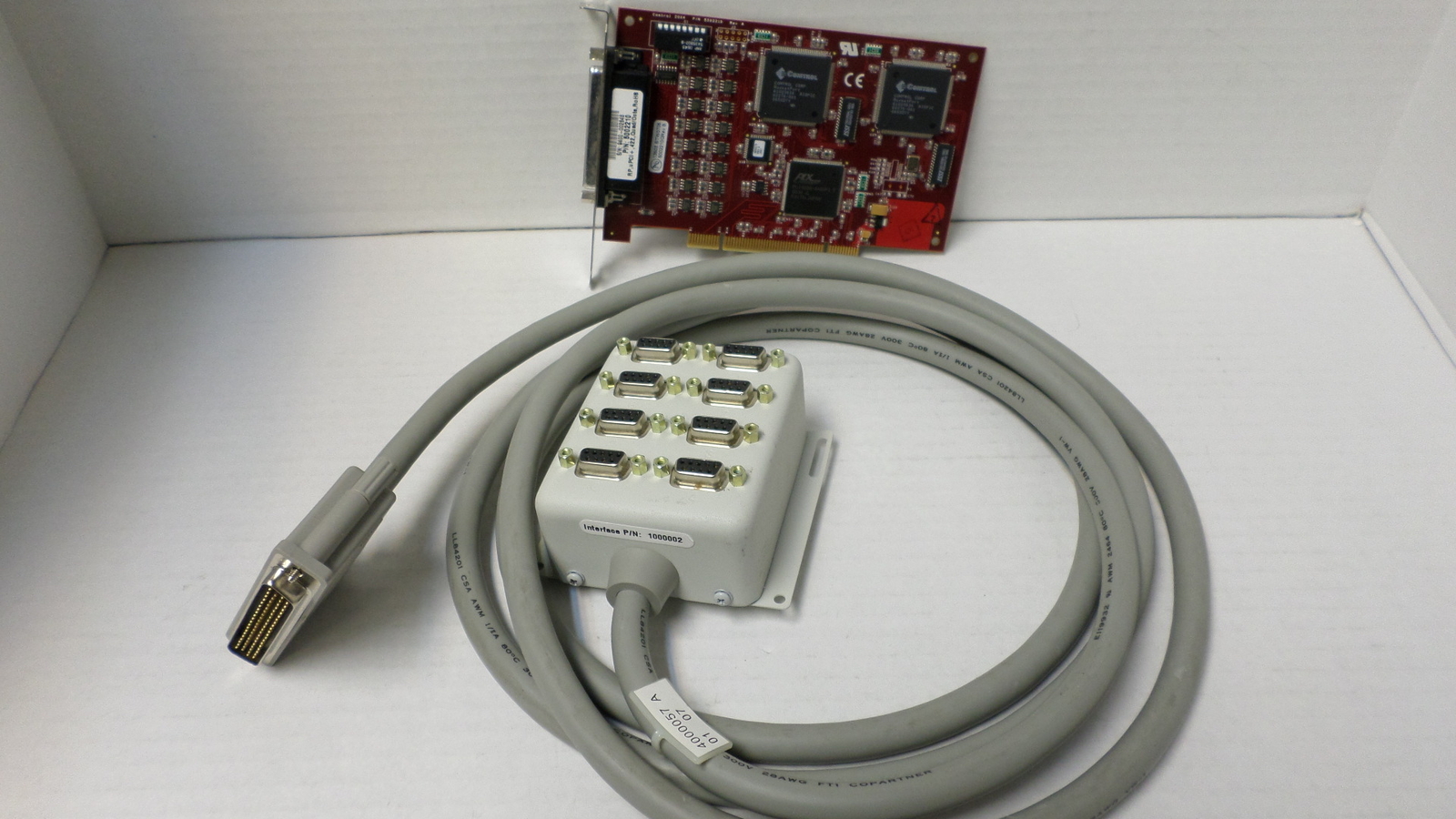 Comtrol 5002210 w/Octa DB9F RocketPort Plus UPCI 422 w/Octa DB9F Cable ...
