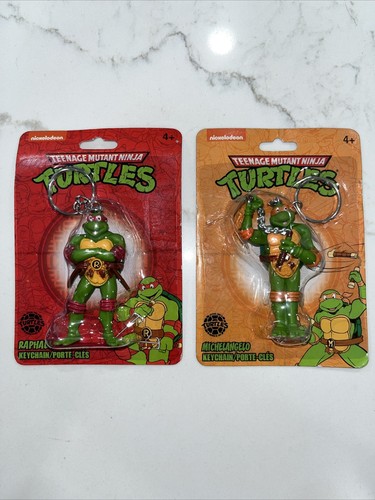 Teenage Mutant Ninja Turtles Key Chain Nickelodeon Michelangelo ...