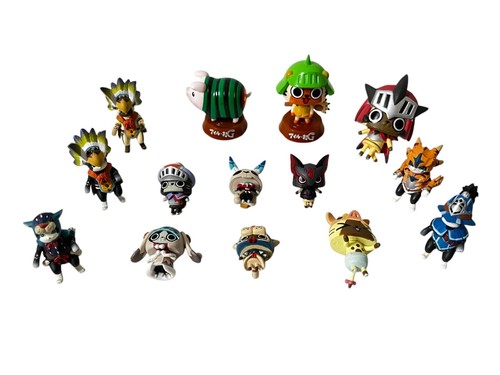 Official Monster Hunter Rise Capcom Felyne Palico Figure Bundle REF02 ...