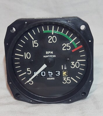 Mitchell Aircraft D1-112-5023 Recording Tachometer 98480-23 | eBay