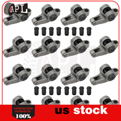 For Big Block Chevy 1.7 Ratio 7/16" Stainless Steel Roller Rocker Arms ...