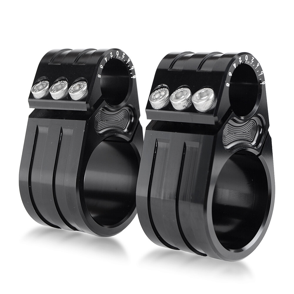 43mm Handlebar Adjustable Risers Clip On Ons For BMW R nine T Pure 2014 ...