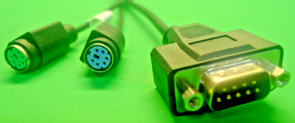 New Genuine Dell Micro Serial to PS/2 Serial Breakout Cable Adapter ...