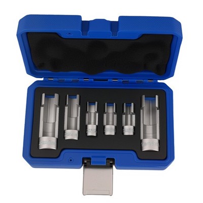 6PC Slotted Socket Set for Auto Work 3/8" & 1/2" Drive 10-19mm Tool ...