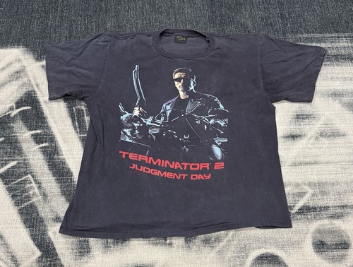 Vintage 1991 Terminator 2 Judgement Day Movie Promo Shirt XL | eBay