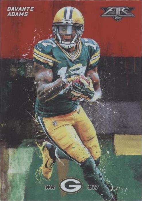 2015 Topps Fire - Davante Adams #97 Flame for sale online | eBay