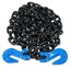 3/8" x 10' G100 High Grade Transportation Chain w/ Grab Hooks, 8800 lbs ...
