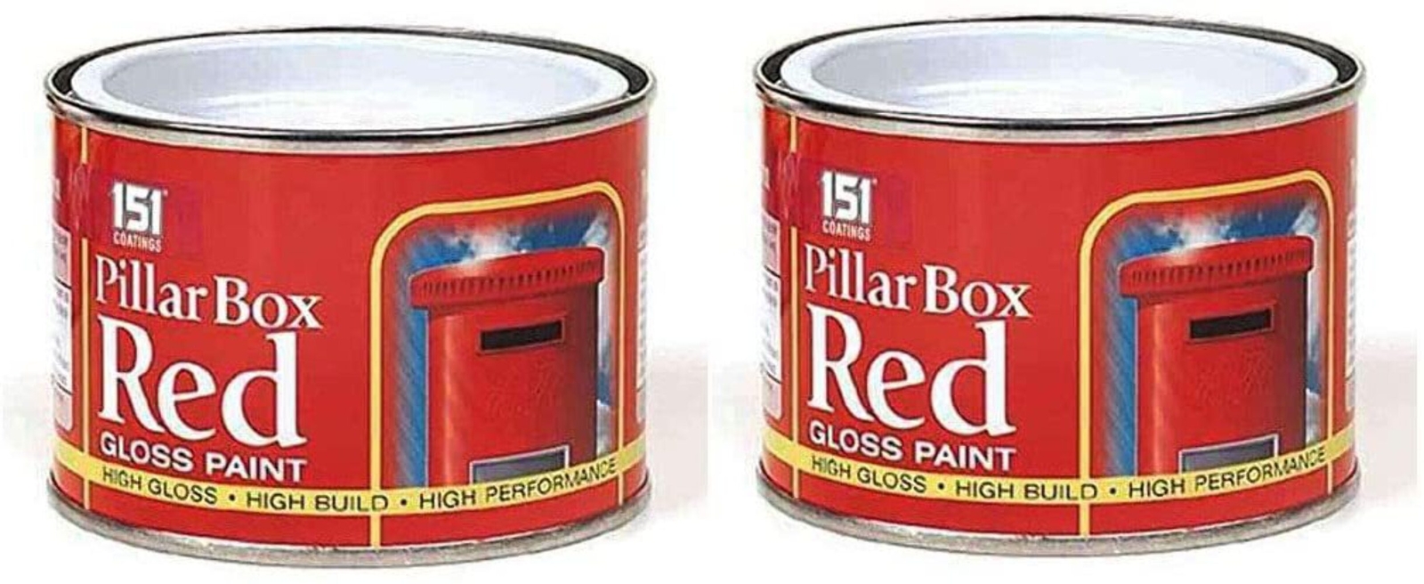 Pillar Box Red Paint High Gloss Home Interior Wood Metal 180ml Pack Of ...